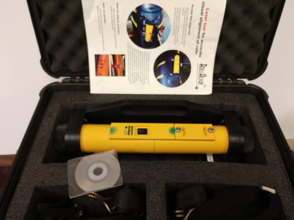 Ludeca RollAlign / RollCheck system - Precise Vibration & Alignment